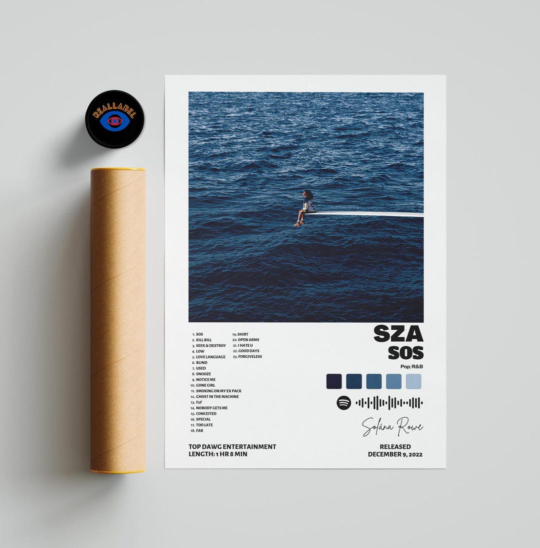 SZA – SOS - Album Cover Poster | Room Decor | Wall Art | Music Gifts ...