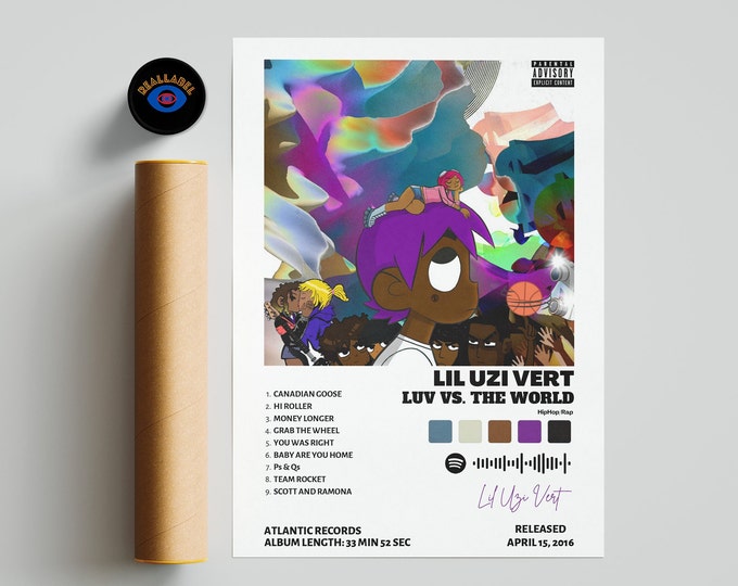 Lil Uzi Vert – Lil Uzi Vert Vs. the World - Album Cover Poster, Room ...