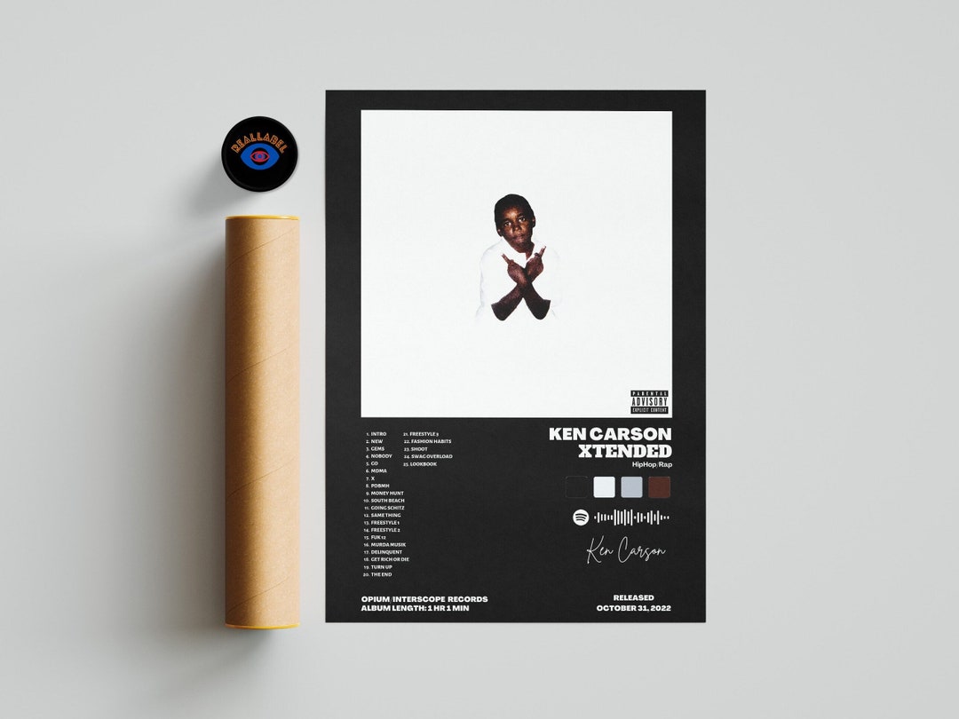 Ken Carson XTENDED Album Cover Poster Room Decor Wall - Etsy