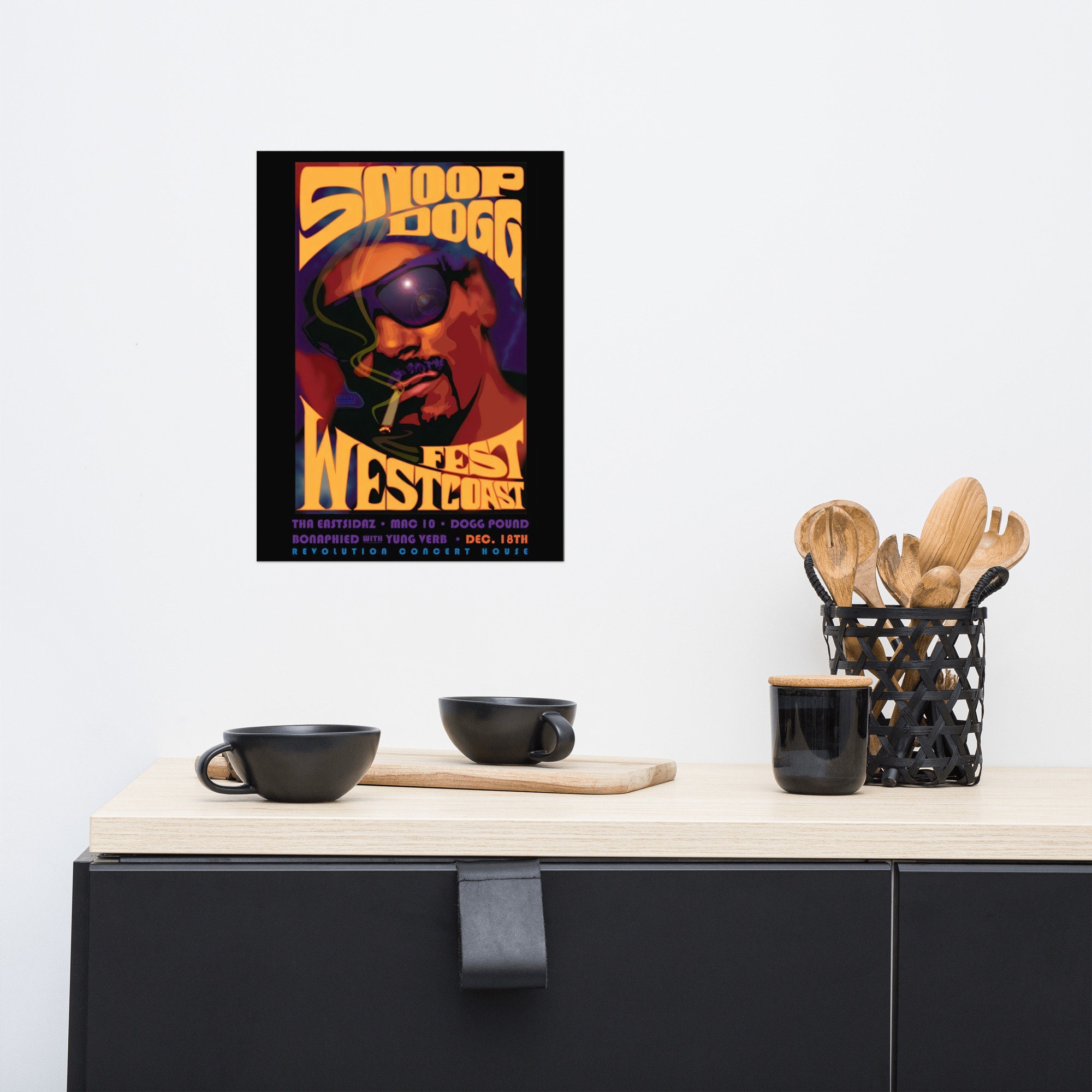 Snoop Dogg - Rap Legend Poster, HipHop Artist Rapper Snoop Dogg Poster