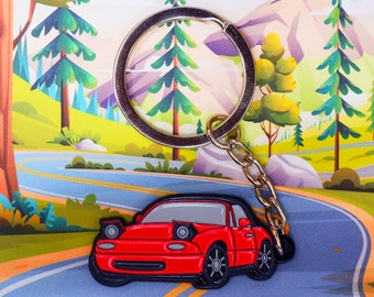 Mazda Miata MX-5 Keychain free Gift Box - Etsy