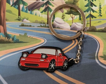 Mazda Miata Keychain - Etsy