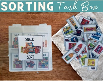 Sorting Task Box - Etsy