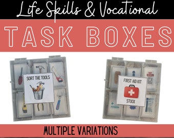 Sorting Task Box - Etsy