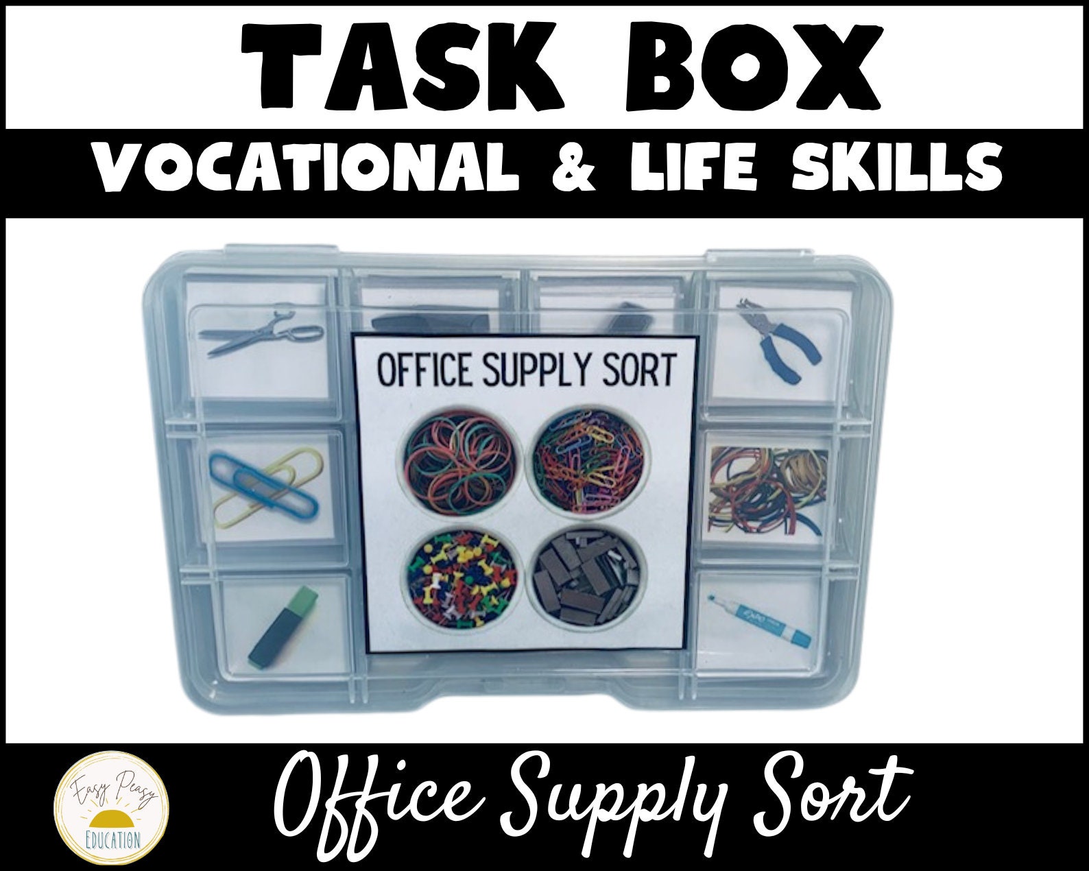 Special Education Task Box | Vocational & Life Skills |independent ...