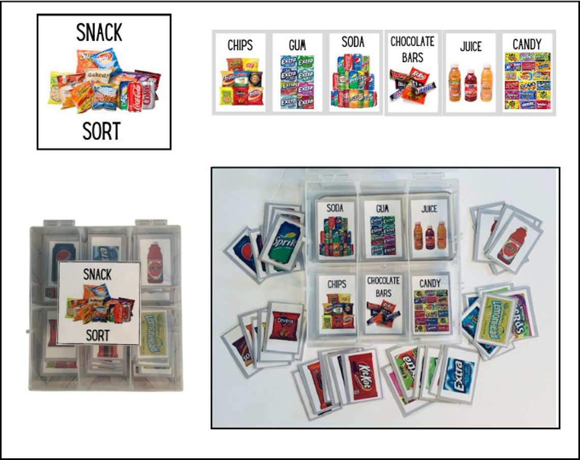 Special Education Task Box: 6 Box BUNDLE Life Skills Vocational Sorting ...