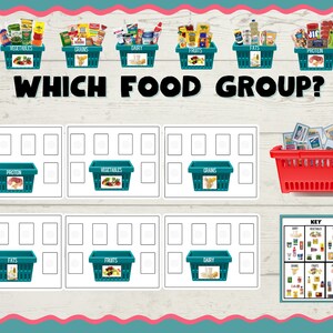 Food Group Printable Packet, Food Pyramid Resource, Healthy Eating ...