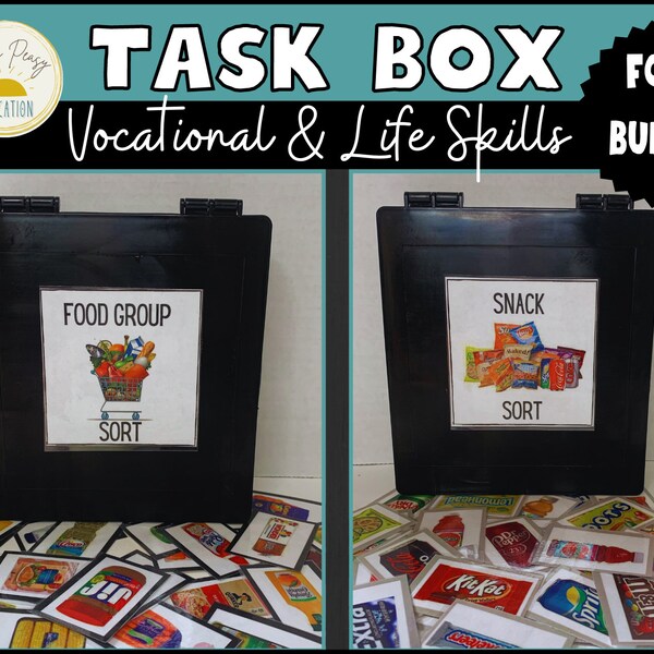 Task Box for Special Education - Etsy