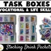 Task Boxes | Special Education Life Skills Activity | Vocational Work ...