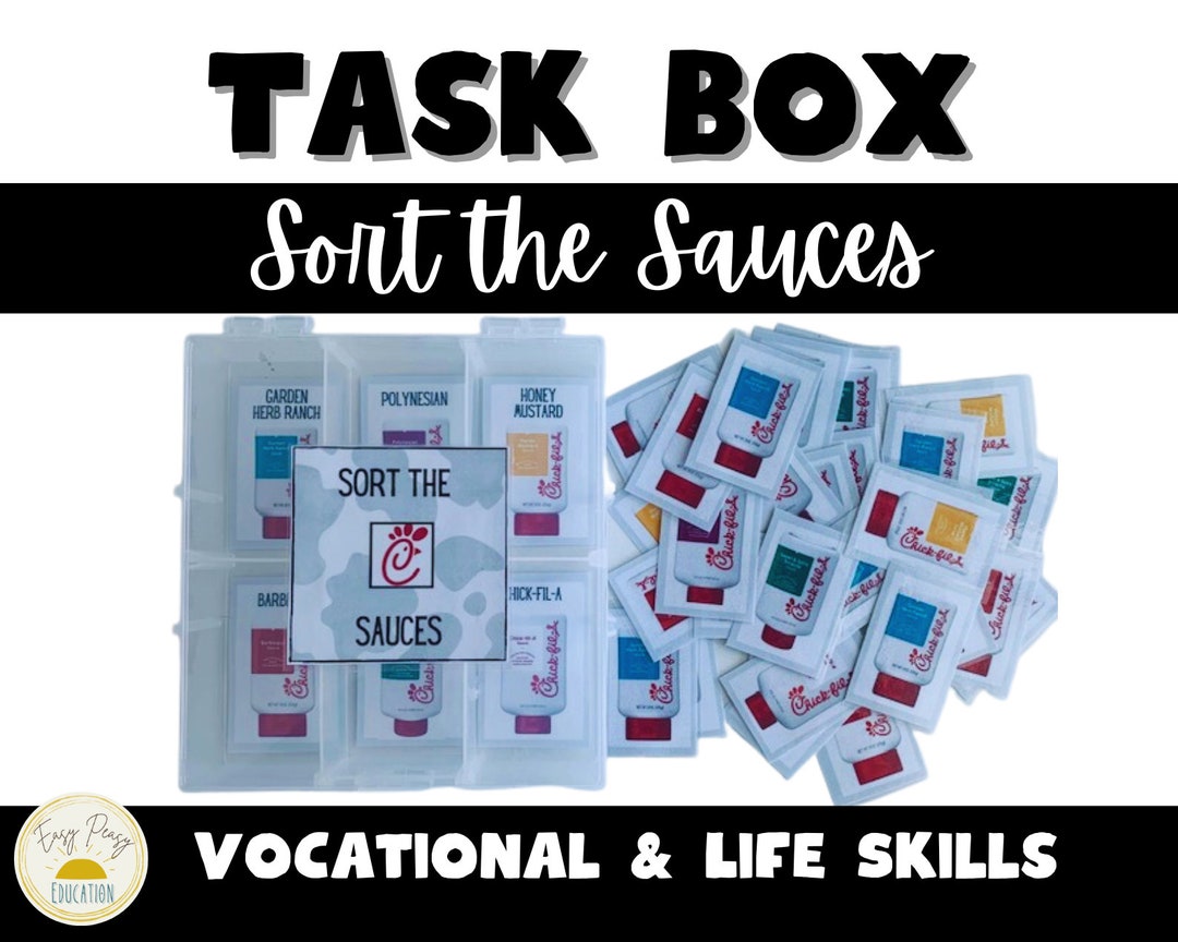 Vocational Task Box | Life Skills Activity | Special Education Task Box ...