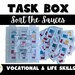 Task Boxes Special Education Life Skills Activity Vocational Work Task ...