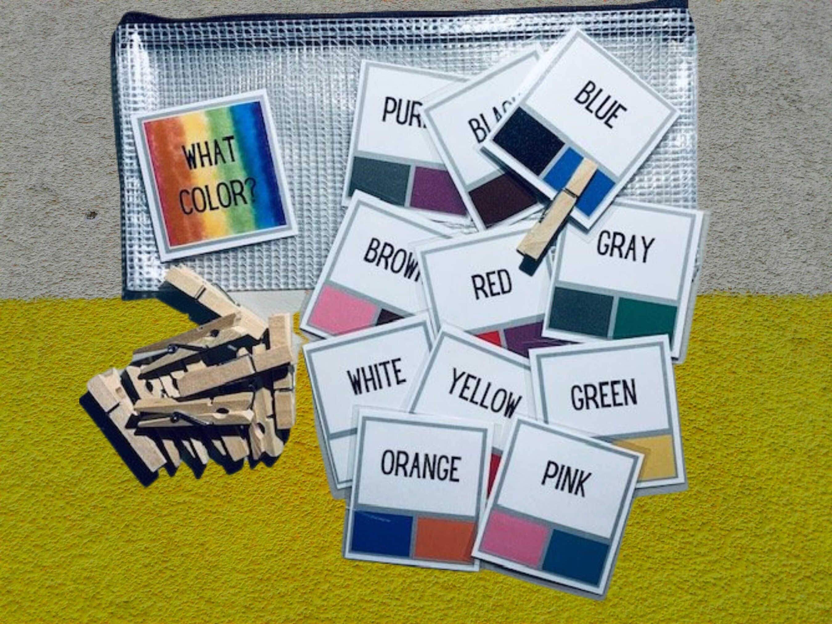 Numbers, Shapes, Colors Clip Cards, Preschool, Early Learners, Digital ...