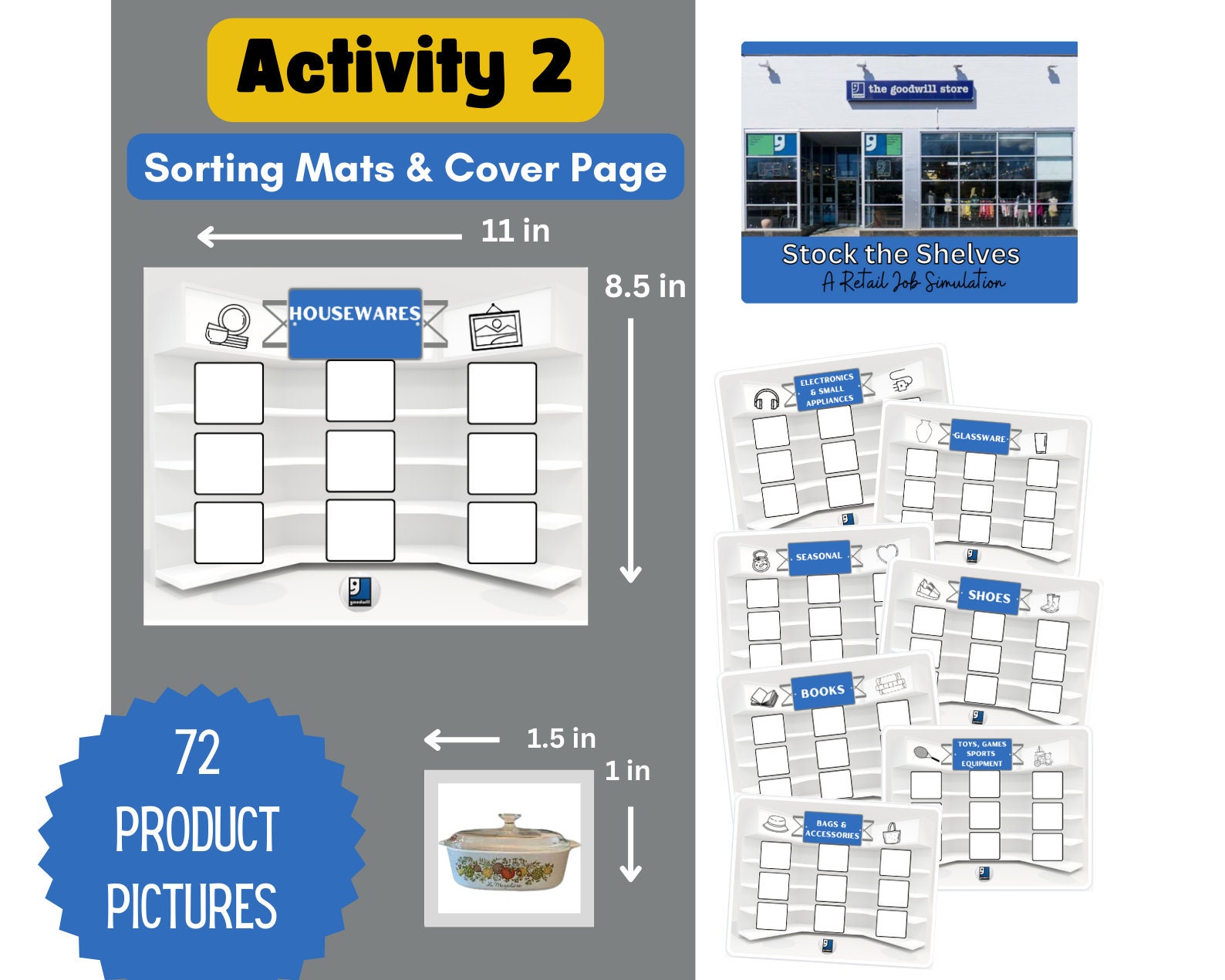 Life Skills Interactive Bulletin Board | Special Education Work Skills ...
