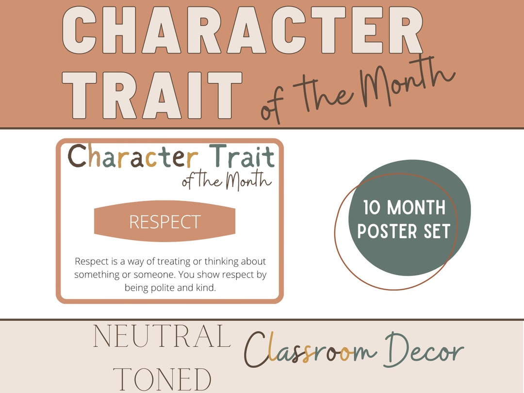 Neutral Toned Posters Boho Color Palette Neutral Classroom - Etsy