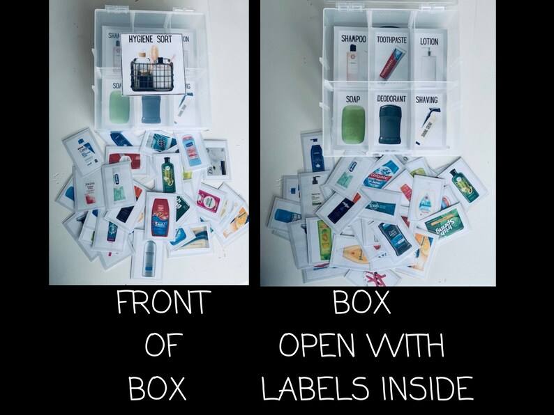 Special Education Task Box | Life Skills Task Box | Sort the Hygiene ...