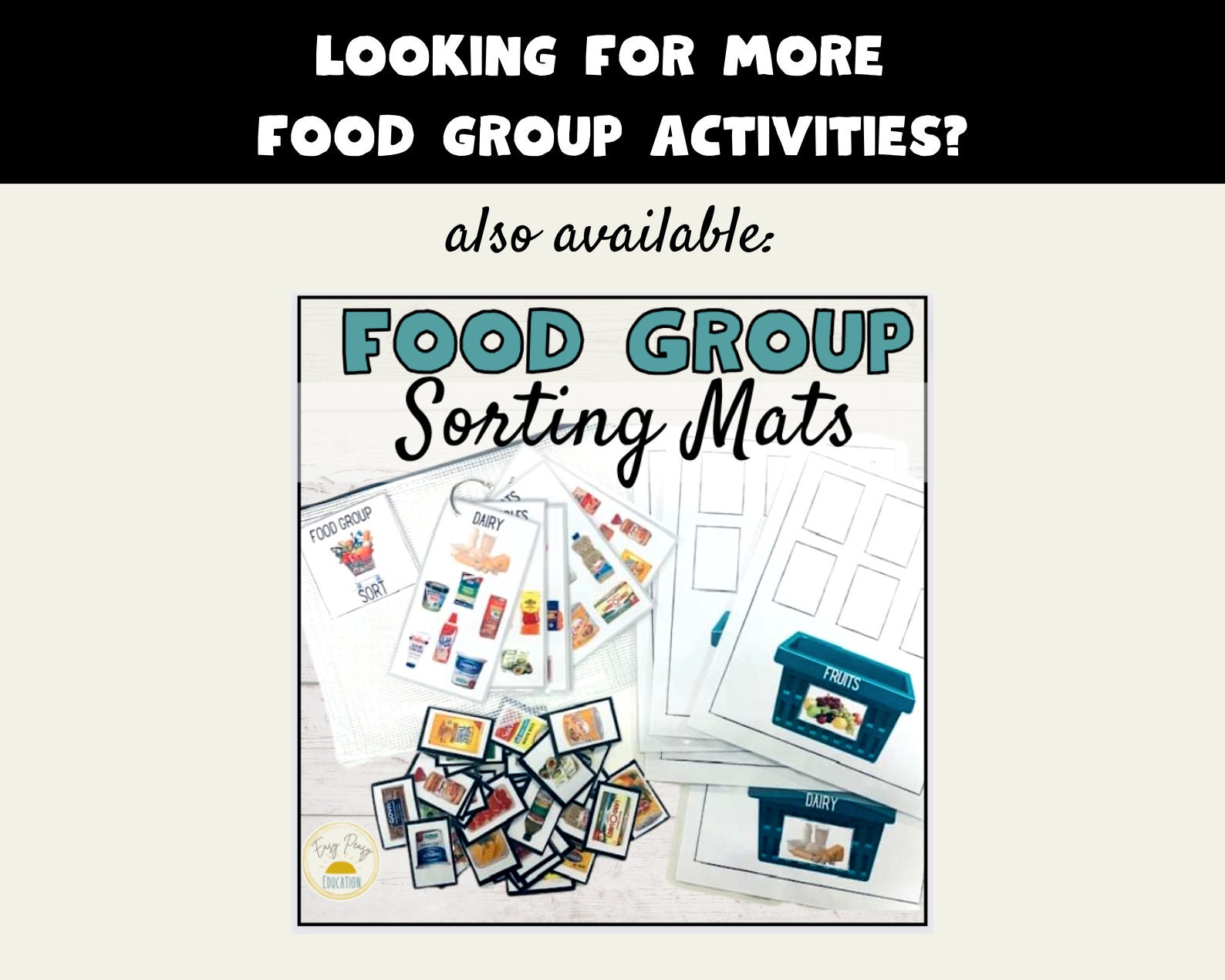 Food Group Printable Packet, Food Pyramid Resource, Healthy Eating ...