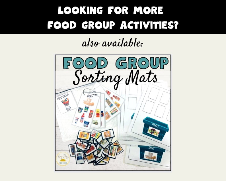 Food Group Printable Packet, Food Pyramid Resource, Healthy Eating ...