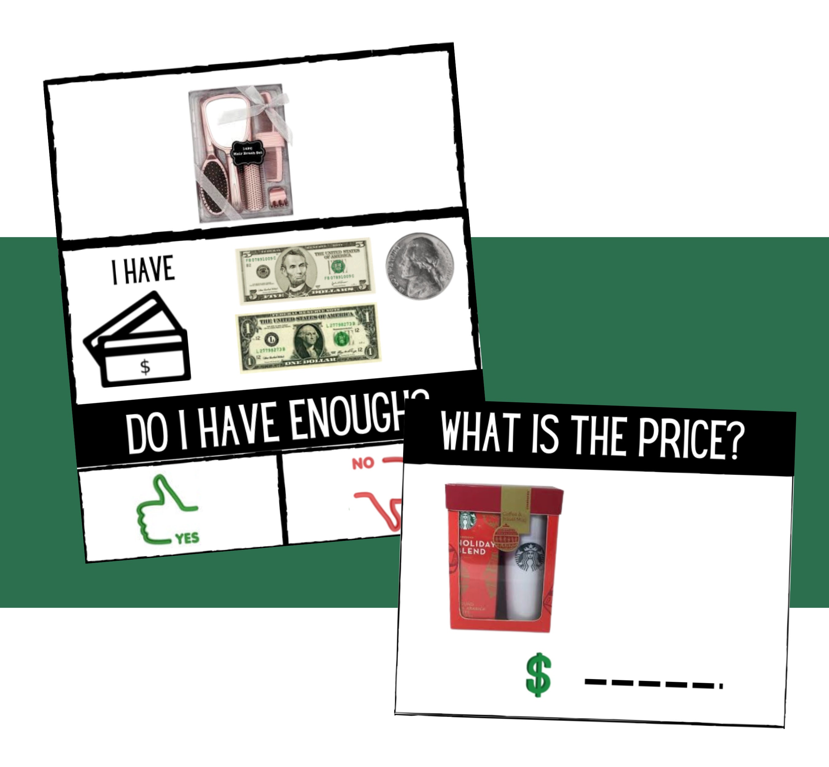 Christmas Shopping Math Activity, Vocational Math, Money Activity for ...