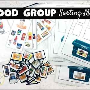 Food Group Sorting Activity Real Food Pictures Food - Etsy