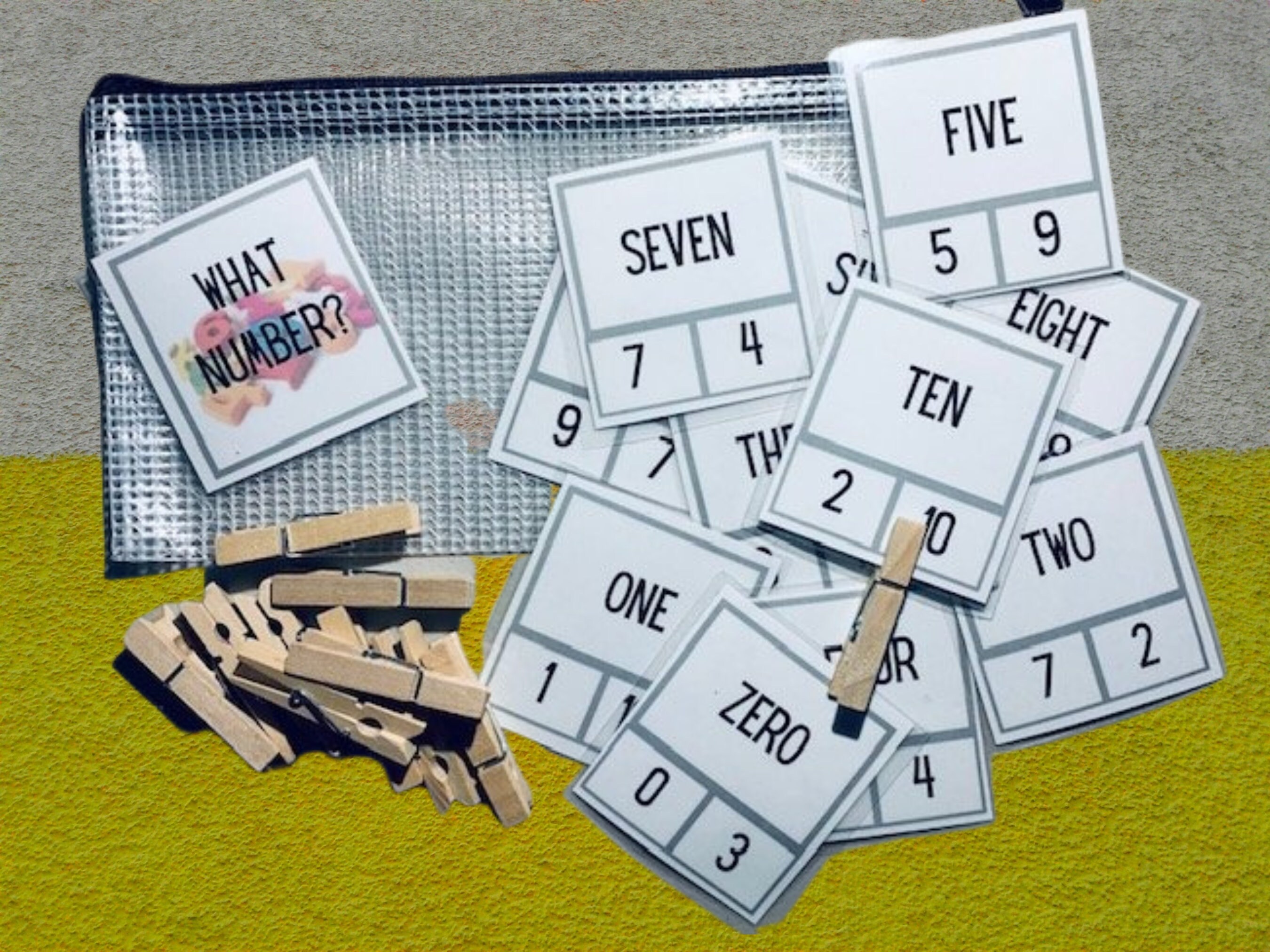 Numbers, Shapes, Colors Clip Cards, Preschool, Early Learners, Digital ...