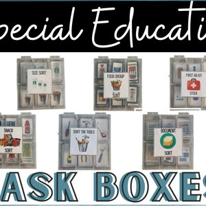 Task Box for Special Education | Vocational Task | Life Skills Work Box ...