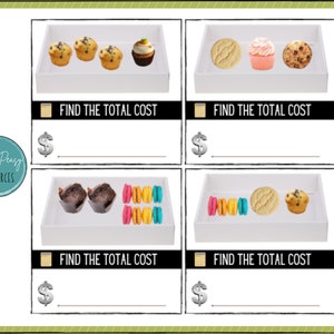 Money Task Cards Find the Total Real Pictures Life - Etsy