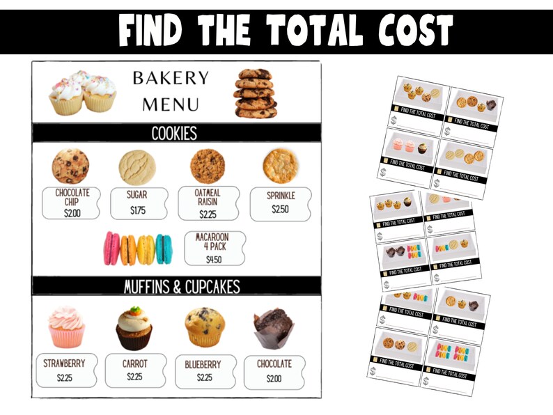 Money Task Cards | Find the Total | Real Pictures | Life Skills ...