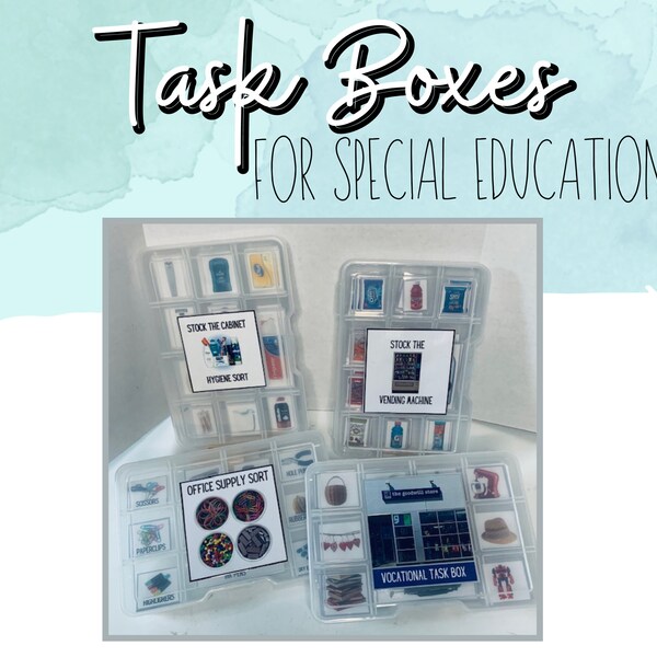 Premade Task Boxes - Etsy