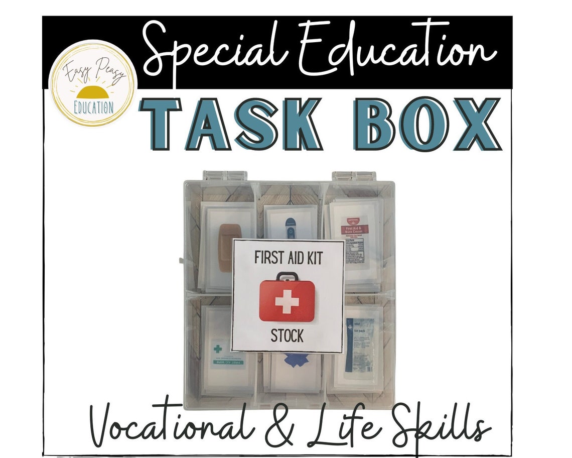 Task Boxes for Special Education DIY Task Box Pre-made - Etsy