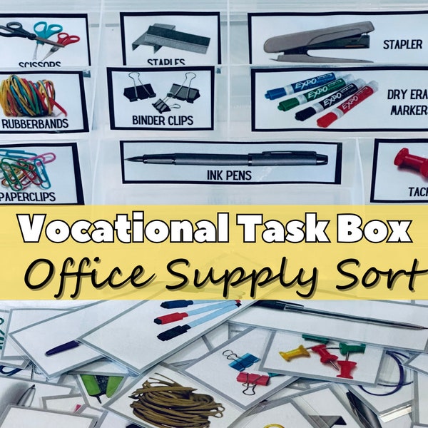 Life Skills Task Box - Etsy