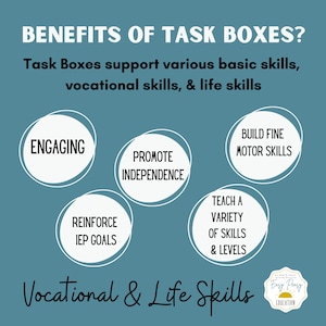 Task Box for Special Education | DIY Task Box | Autism Task Box | Life ...