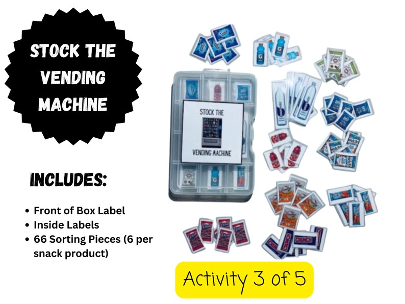 Task Boxes Special Education Life Skills Activity Vocational Work Task ...