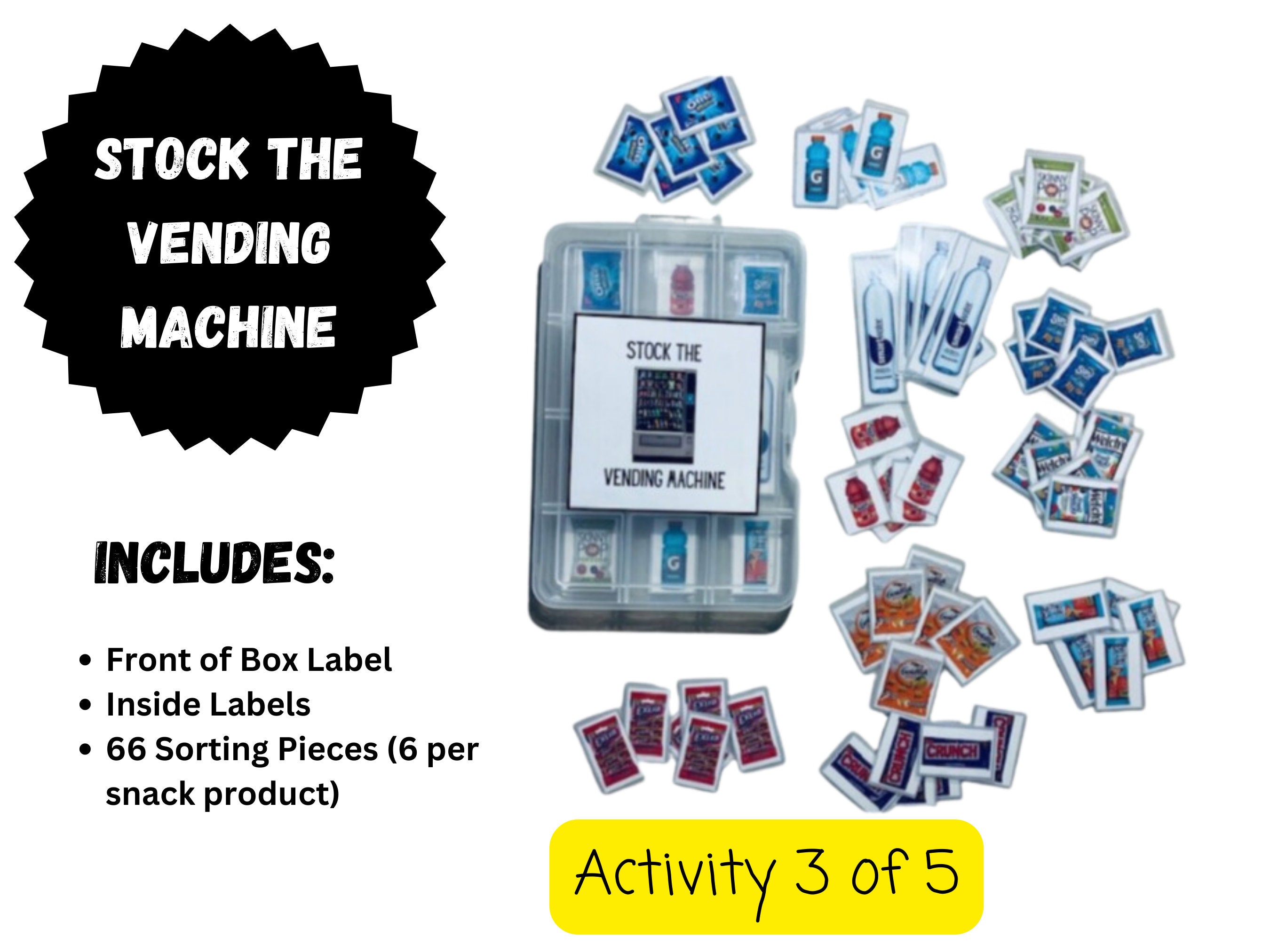 Task Boxes | Special Education Life Skills Activity | Vocational Work ...