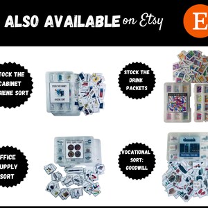 Special Education Task Box| Job Skills Work Box for Life Skills ...