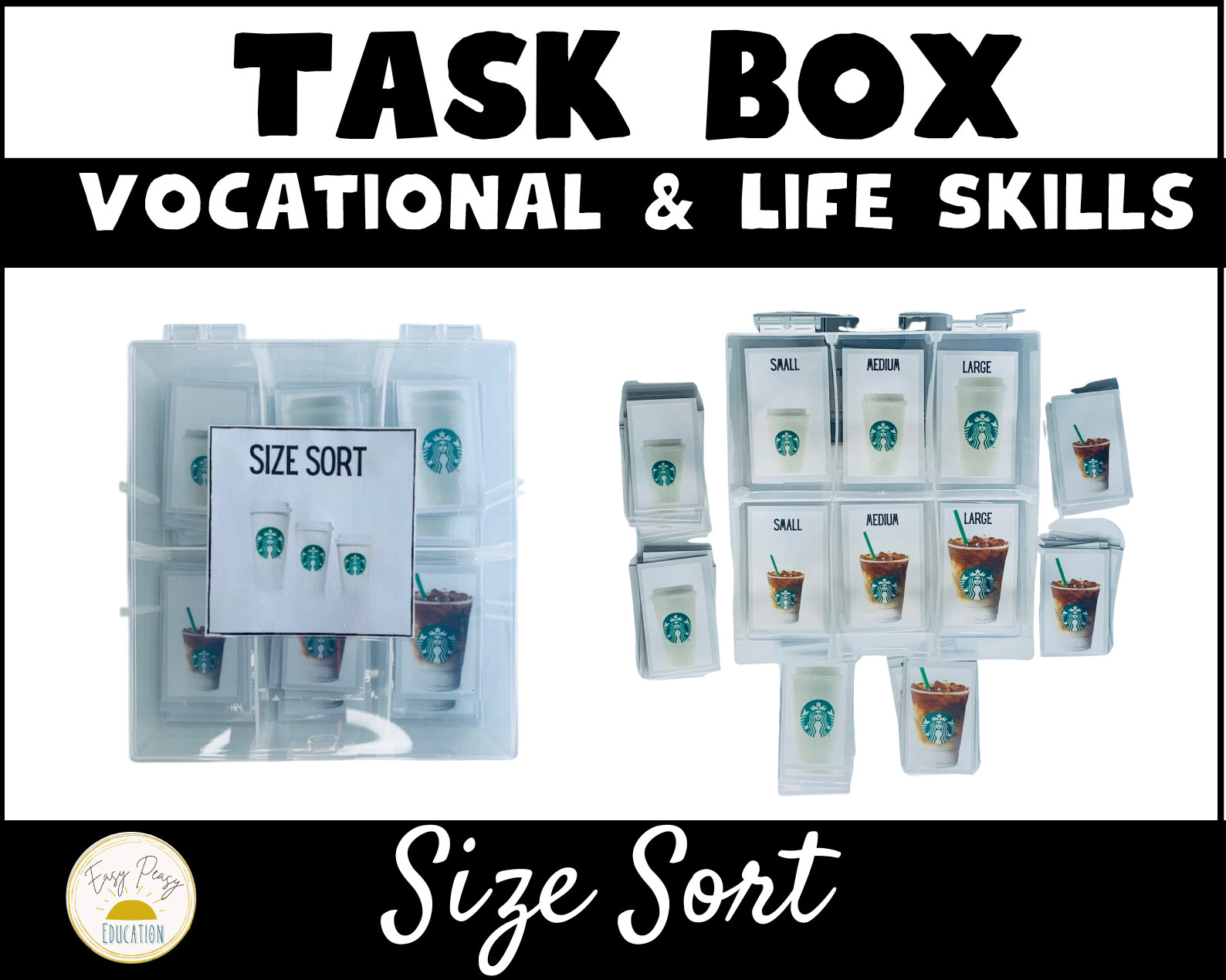 Task Box for Special Education DIY Task Box Autism Task Box Life Skills ...