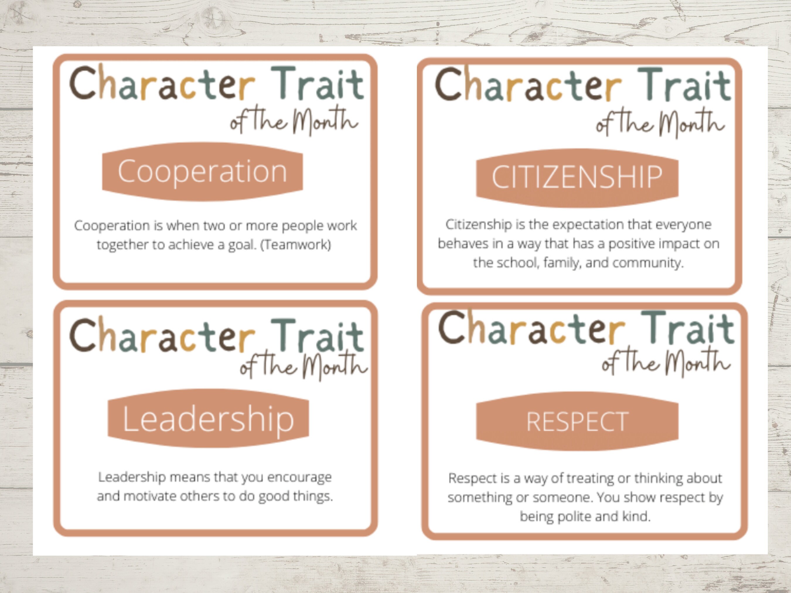 Neutral Toned Posters | Boho Color Palette | Neutral Classroom Decor ...