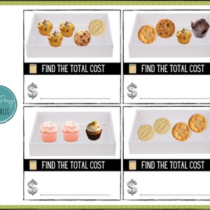 Money Task Cards Find the Total Real Pictures Life - Etsy