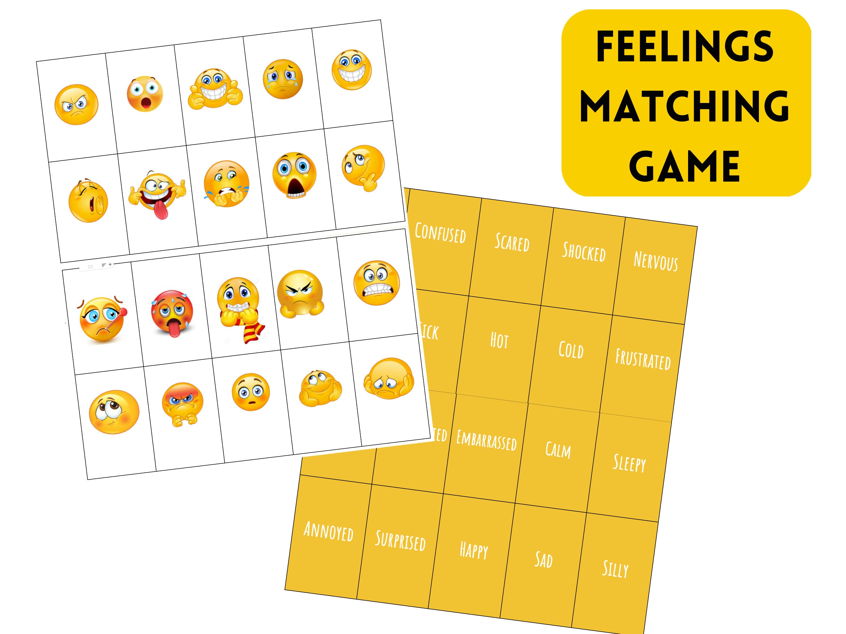 Coping Skills Bundle | Emoji Game | SEL | Social Emotional | Behavior ...