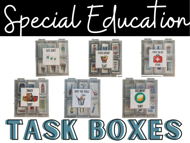 Special Education Task Box | Food Groups | Sorting Task | Autism Task ...