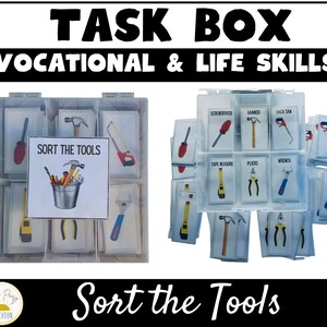 Task Box for Special Education Vocational Task Life Skills Work Box ...