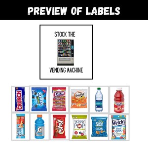 Special Education Task Box | Stock the Vending Machine Task ...
