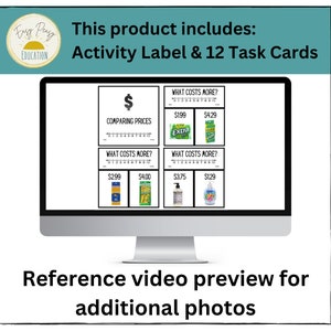 Money Math Task Cards Money Task Cards Life Skills - Etsy