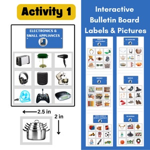 Life Skills Interactive Bulletin Board | Special Education Work Skills ...