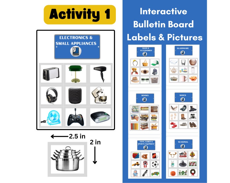 Life Skills Interactive Bulletin Board | Special Education Work Skills ...