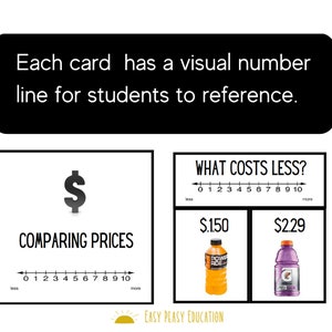 Money Math Task Cards | Money Task Cards | Life Skills | Comparing ...