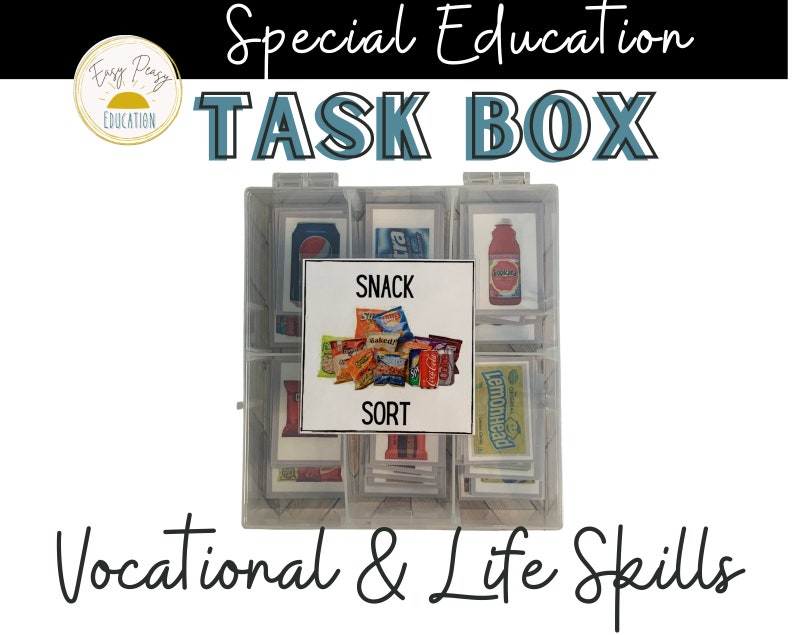 Task Box for Special Education DIY Task Box Pre-made Task - Etsy