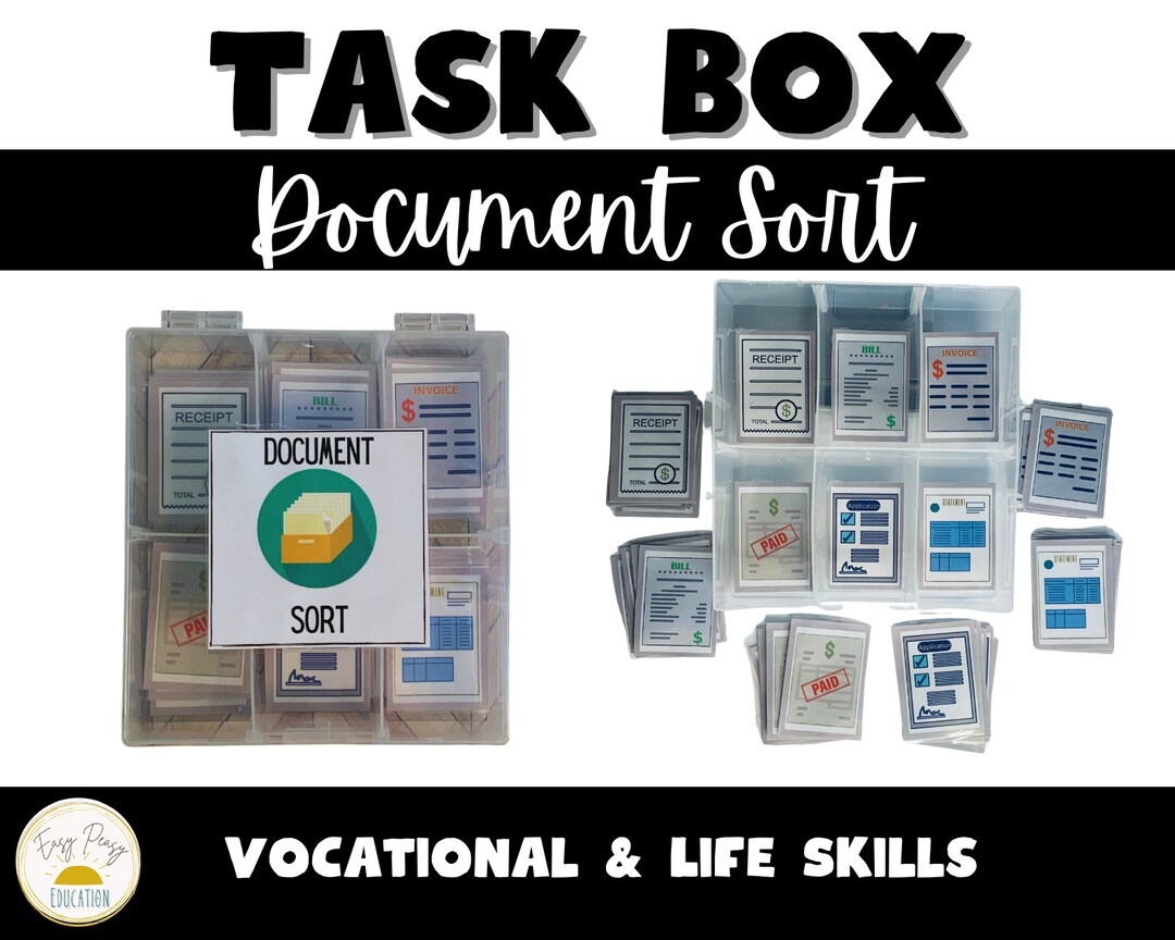 Special Education Task Box | DIY Task Box | Autism Task Box | Life ...