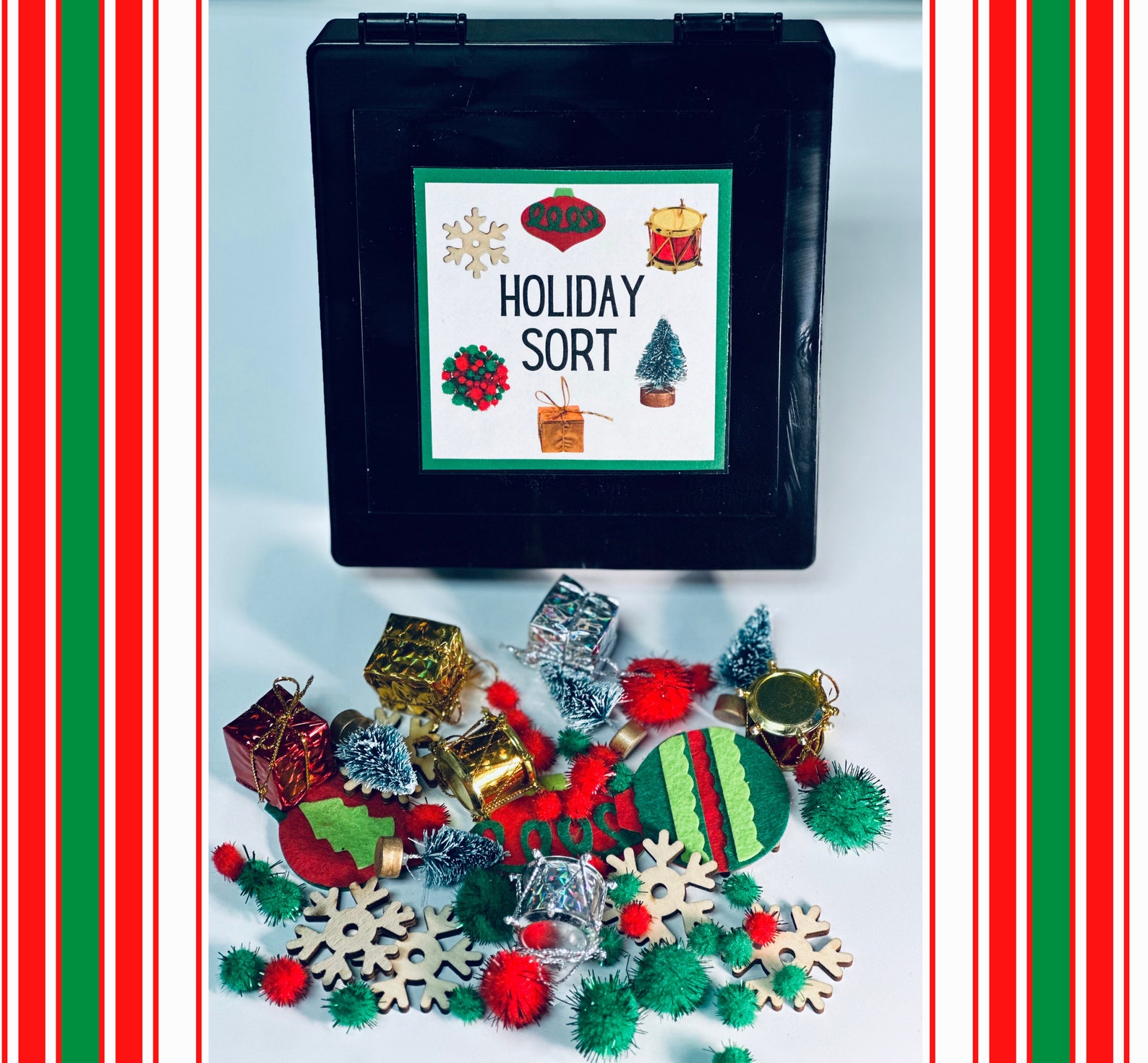 Christmas Task Box Special Education Task Box Vocational & Life Skills ...