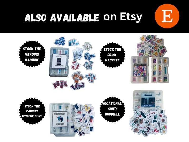 Special Education Task Box | Vocational & Life Skills |independent ...