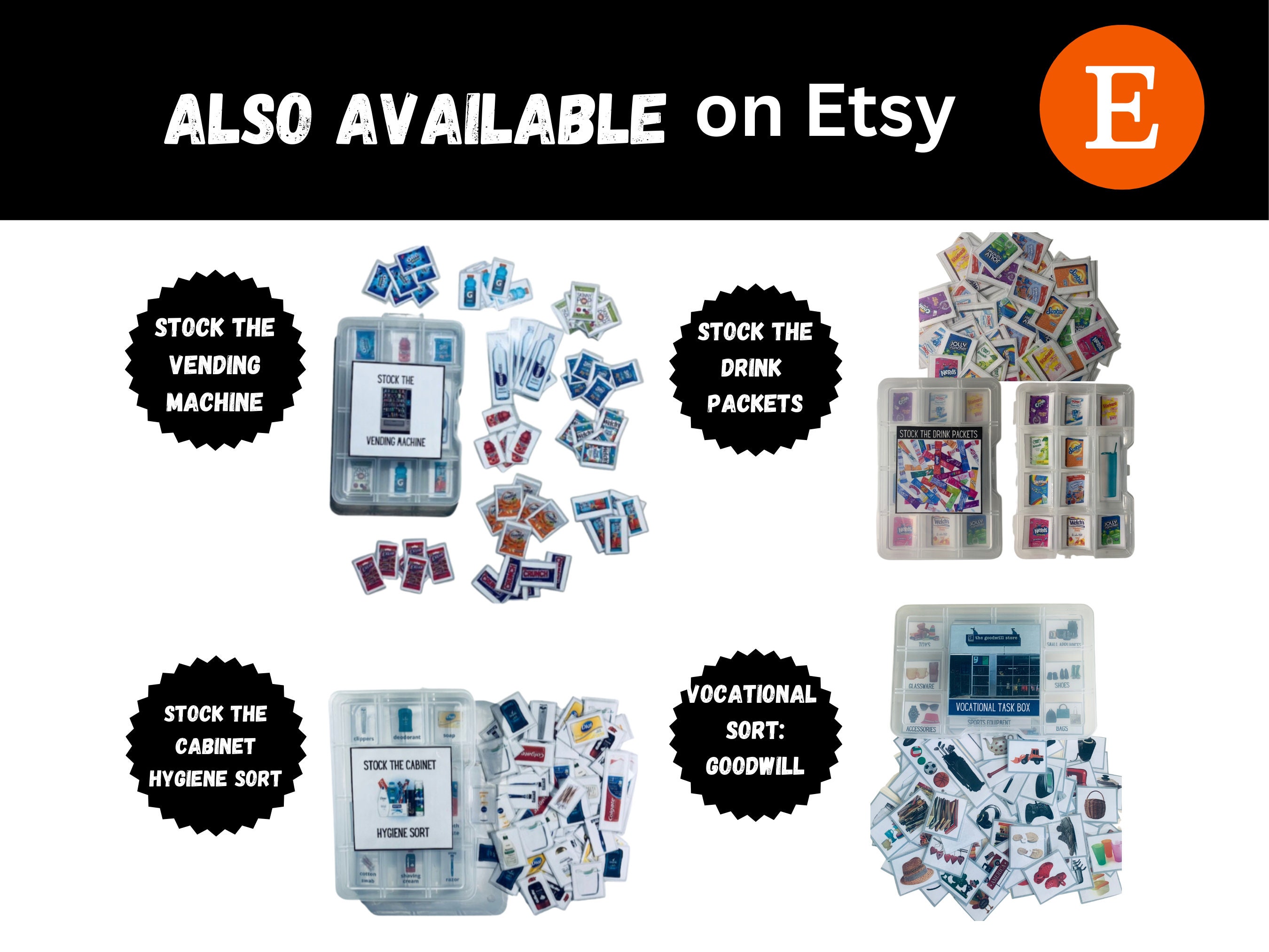 Special Education Task Box | Vocational & Life Skills |independent ...